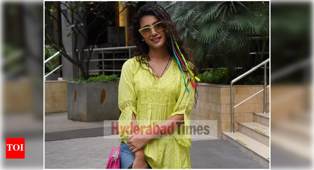 67th Parle Filmfare Awards South 2022: Priya Prakash arrives in style ...