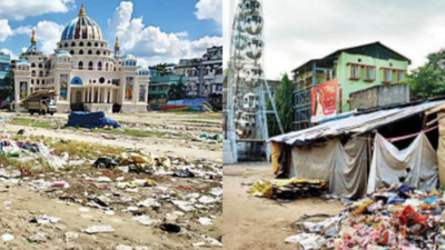 Kolkata parks covered with trash 4 days after puja | Kolkata News ...