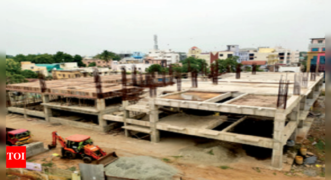 Puthur: Puthur Mall Work Under Smart Cities Mission Drags On In Trichy | Trichy News - The Times ...