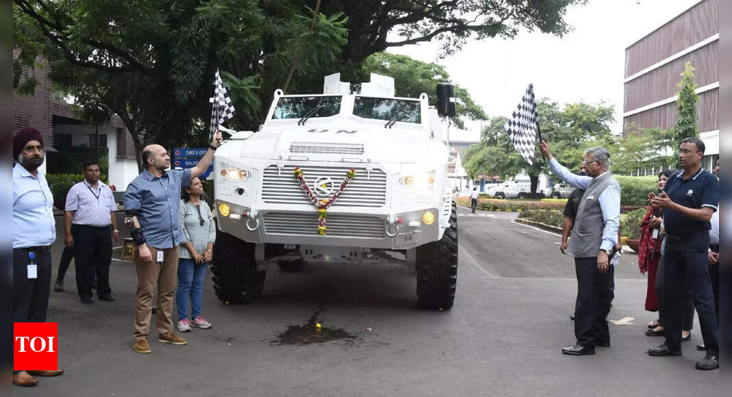 Army gets 16 Made-in-India armoured vehicles for UN peacekeeping ...