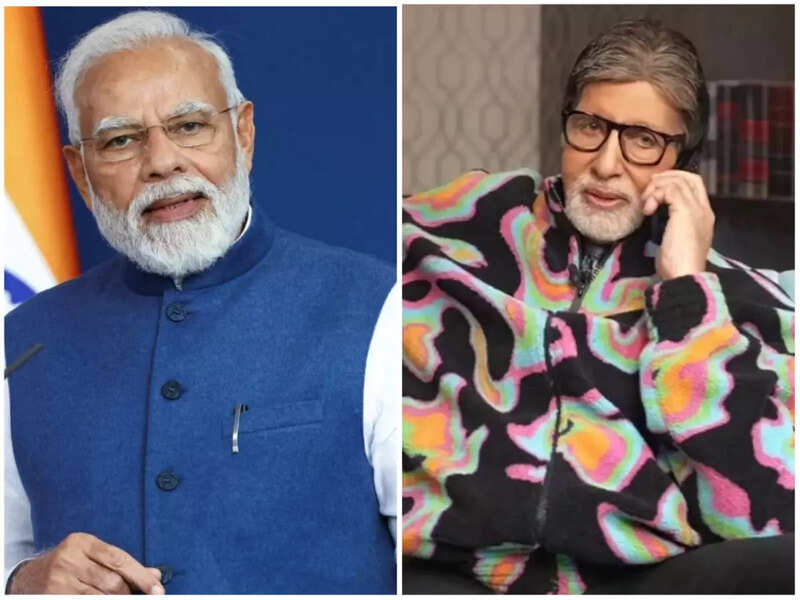 PM Narendra Modi wishes Amitabh Bachchan on his 80th birthday; actor responds, 'Your words will ...