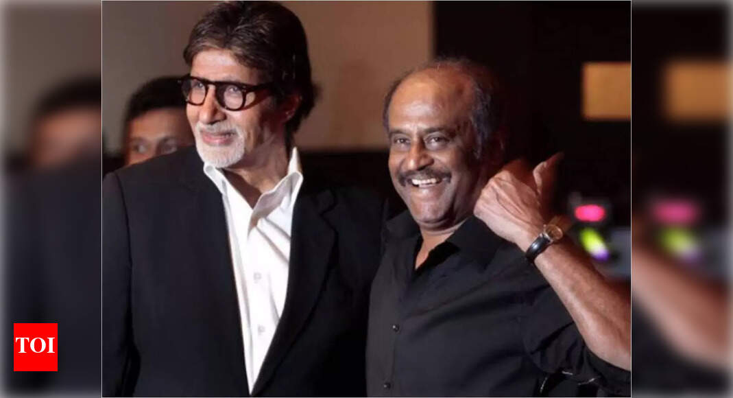 Rajinikanth wishes Amitabh Bachchan on his 80th birthday | Tamil Movie ...