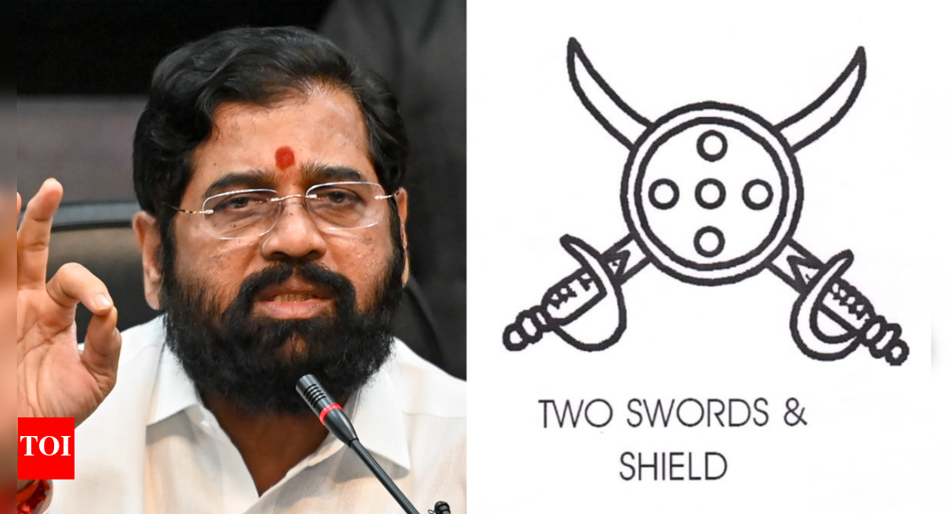 Shinde: EC allots ‘two swords and shield’ poll symbol to Balasahebanchi Shiv Sena led by Eknath ...