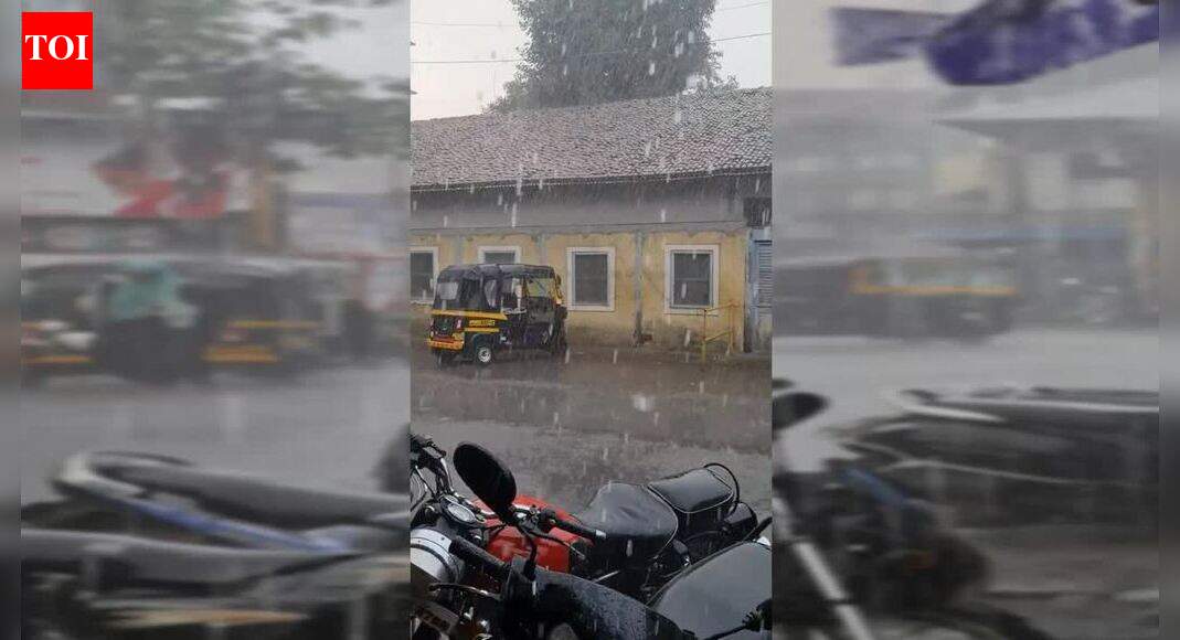 After a gap of a few days, some parts of Pune witnessed rainfall