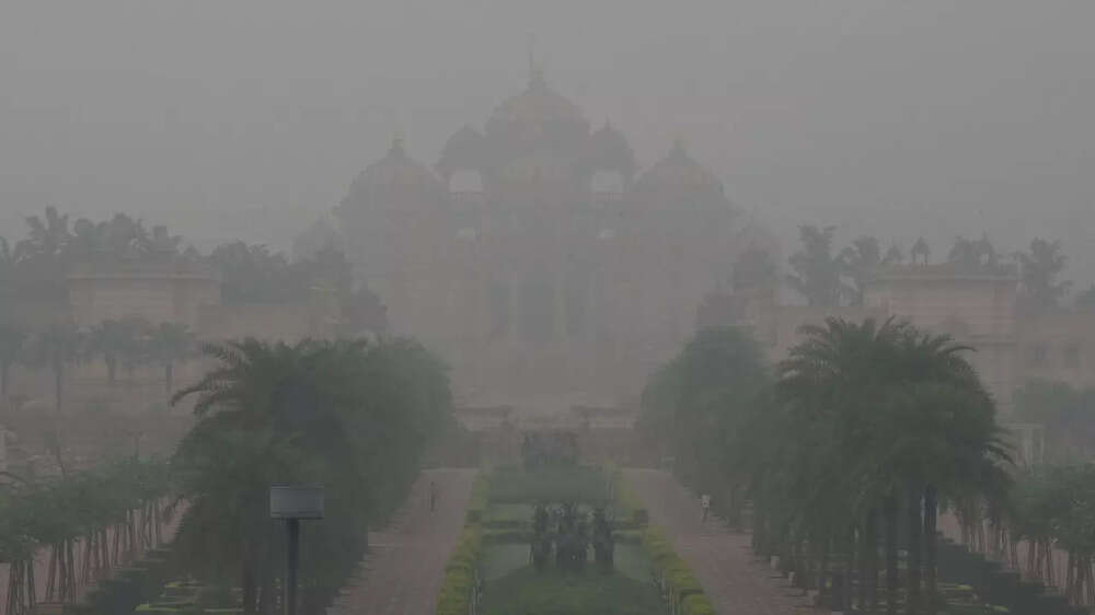 In pics: Delhiites witness season's first fog | The Times of India