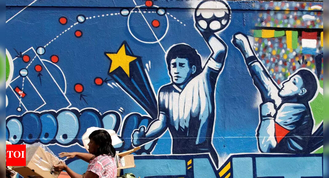 Ball from Diego Maradona's 'Hand of God' match expected to fetch at ...