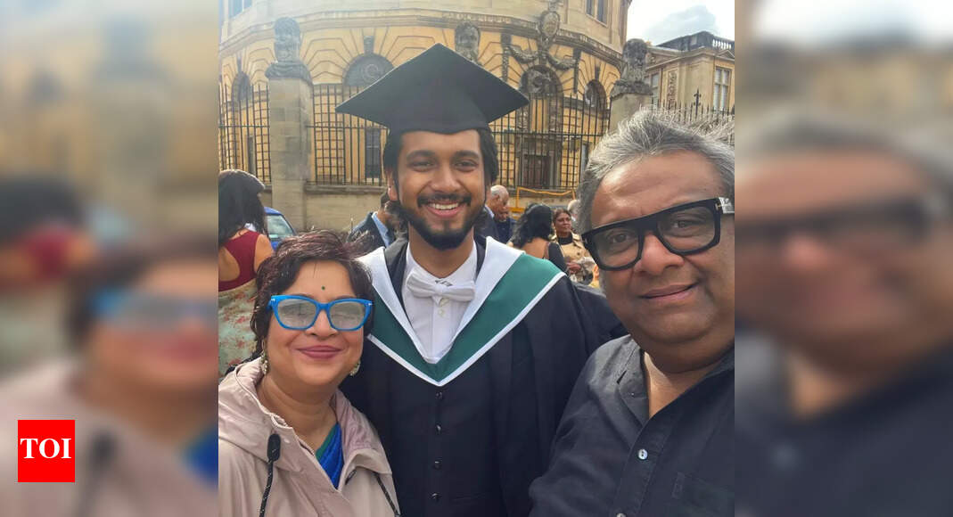 Churni and Kaushik Ganguly are proud parents at Ujaan’s degree ceremony ...