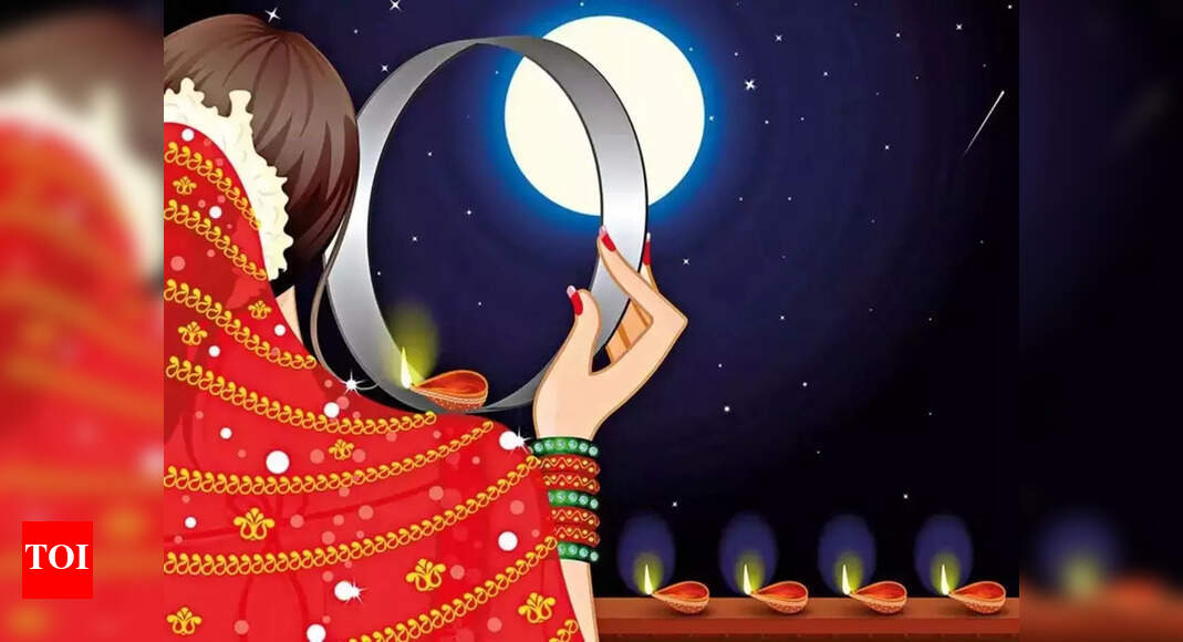 Karwa Chauth 2022 Moonrise Time Today LIVE Updates: Moon sighted in ...