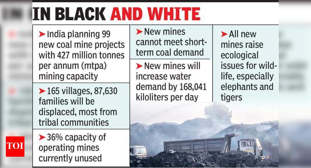 India’s 99 new coal mine projects in conflict with net zero goals ...