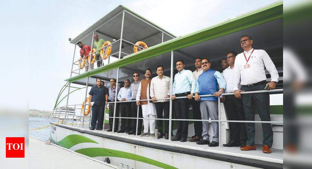 Chorao-Panaji route gets state’s first solar ferry | Goa News - Times ...