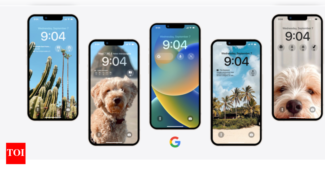 Google brings Search and Maps widgets for iOS 16 lock screen - Times of ...