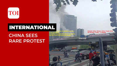 Rare political protest banners removed in Chinese capital Beijing ...