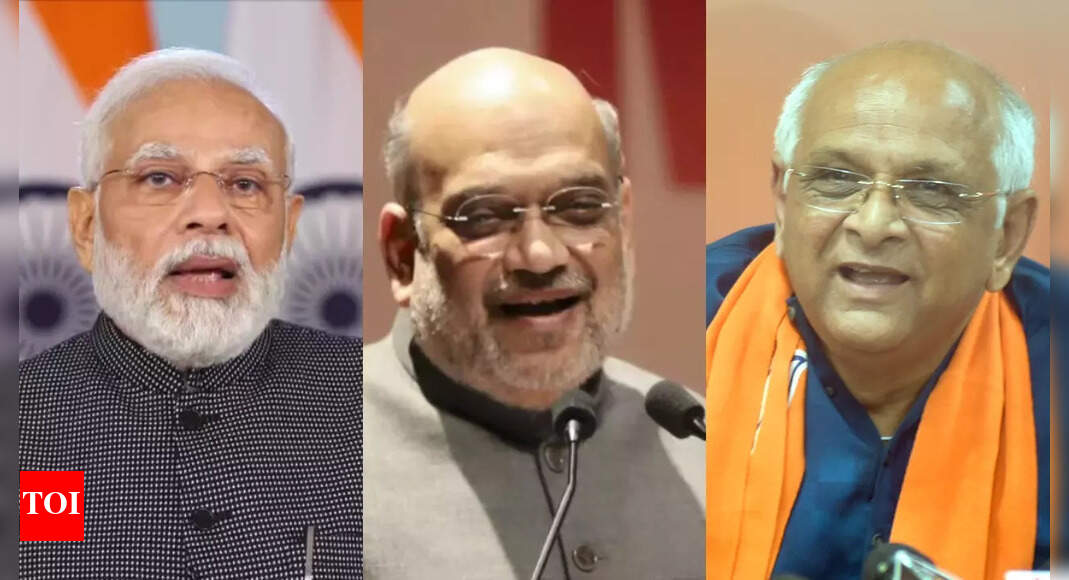 Hours after EC announces Himachal poll date, Amit Shah, Gujarat CM Bhupendra Patel meet PM Modi ...