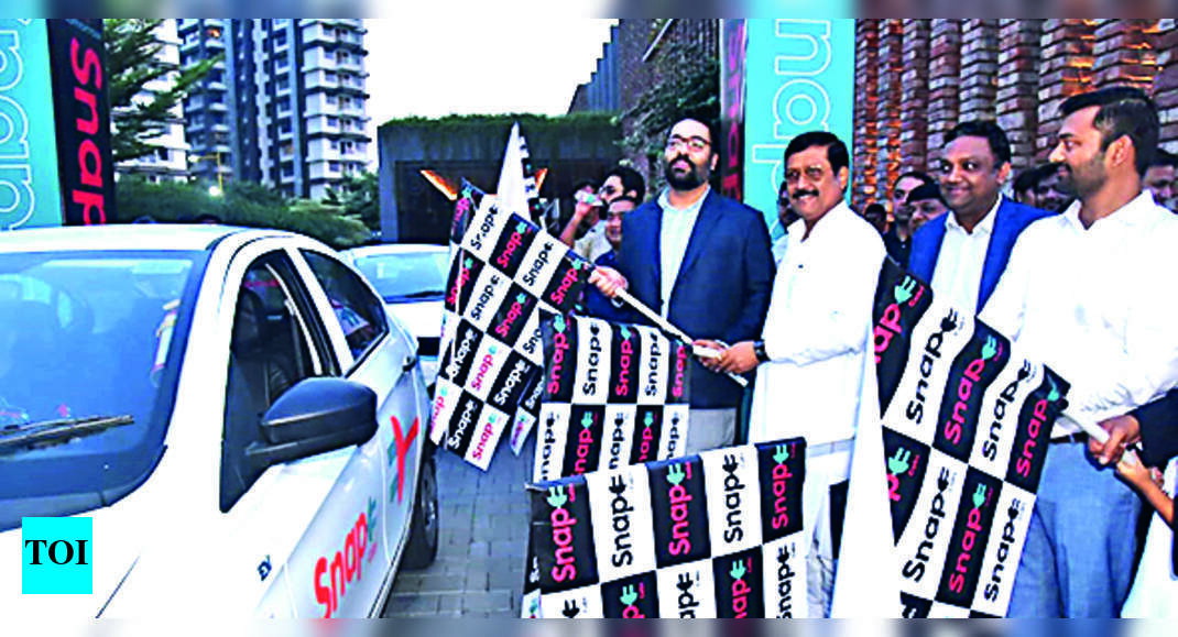 City’s First E-cab Fleet Rolls Out | Kolkata News - Times of India