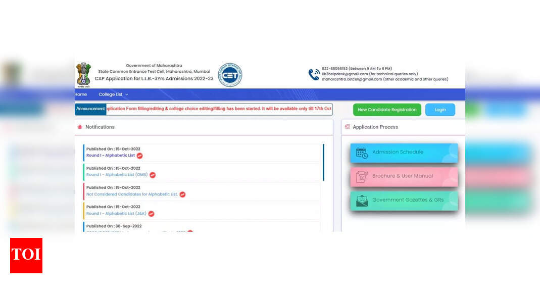 MAH 3-Year LLB Counselling 2022 merit list released for CAP Round 1 on ... MAH 3-Year LLB Counselling 2022 merit list released for CAP Round 1 on ...