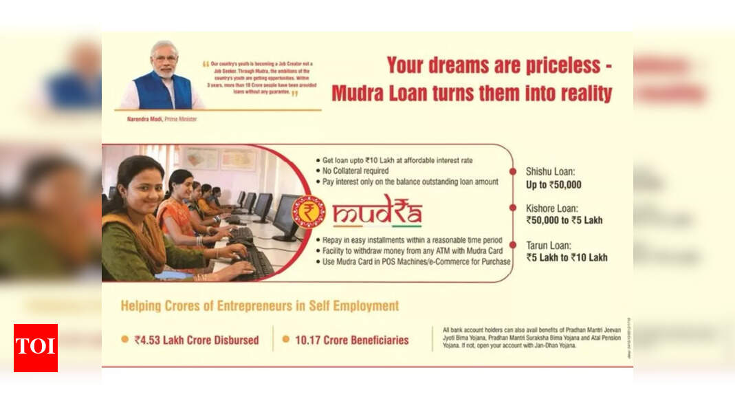 How to apply for loan under Pradhan Mantri Mudra Yojana online? - Times ...