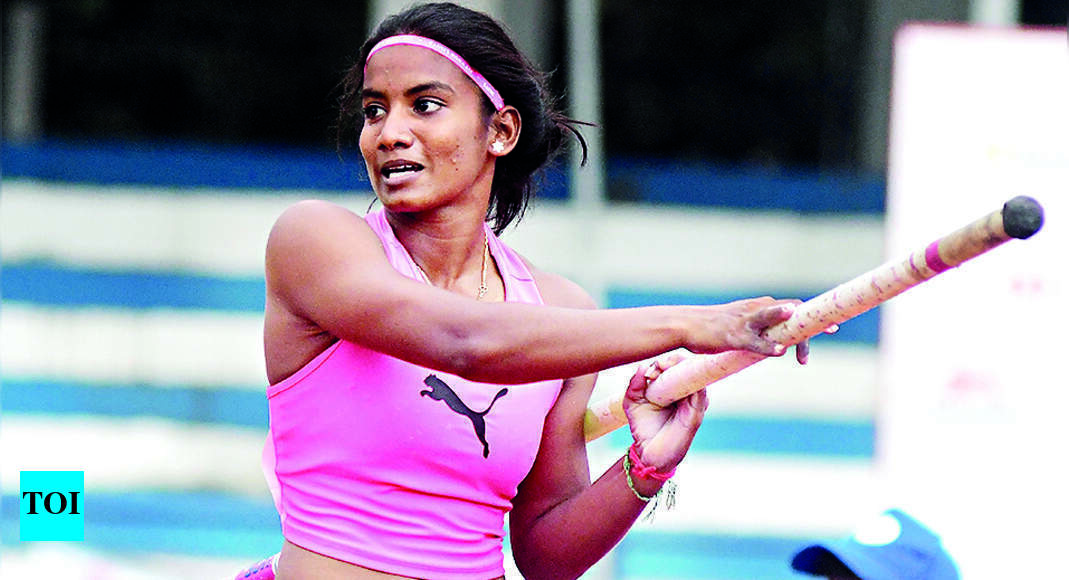 Rosy: Rosy Soars To New Pole Vault Mark | Bengaluru News - Times of India