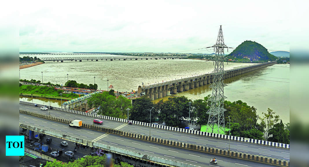 Ntr: Dists Alert After Flood Warning At Prakasam Barrage | Vijayawada ...