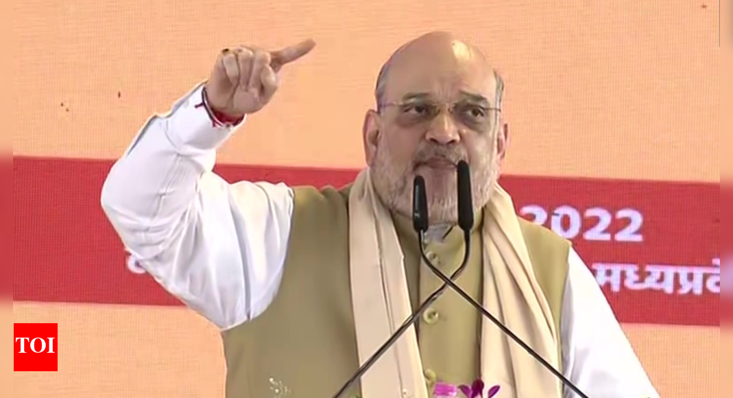 Amit Shah releases Hindi MBBS text books in Bhopal | India News - Times ...