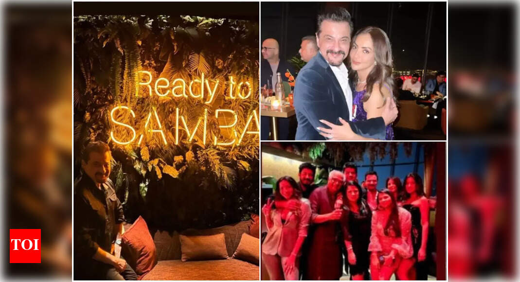 Chunky Panday, Anil Kapoor, Maheep Kapoor, Seema Sajdeh attend Sanjay ...