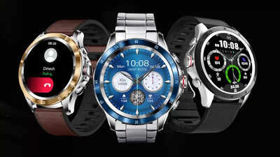 Gizmore: Gizmore launches Glow Luxe AMOLED smartwatch for men: Price ...
