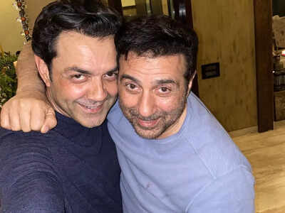 Bobby Deol wishes brother Sunny Deol on his birthday | Hindi Movie News ...