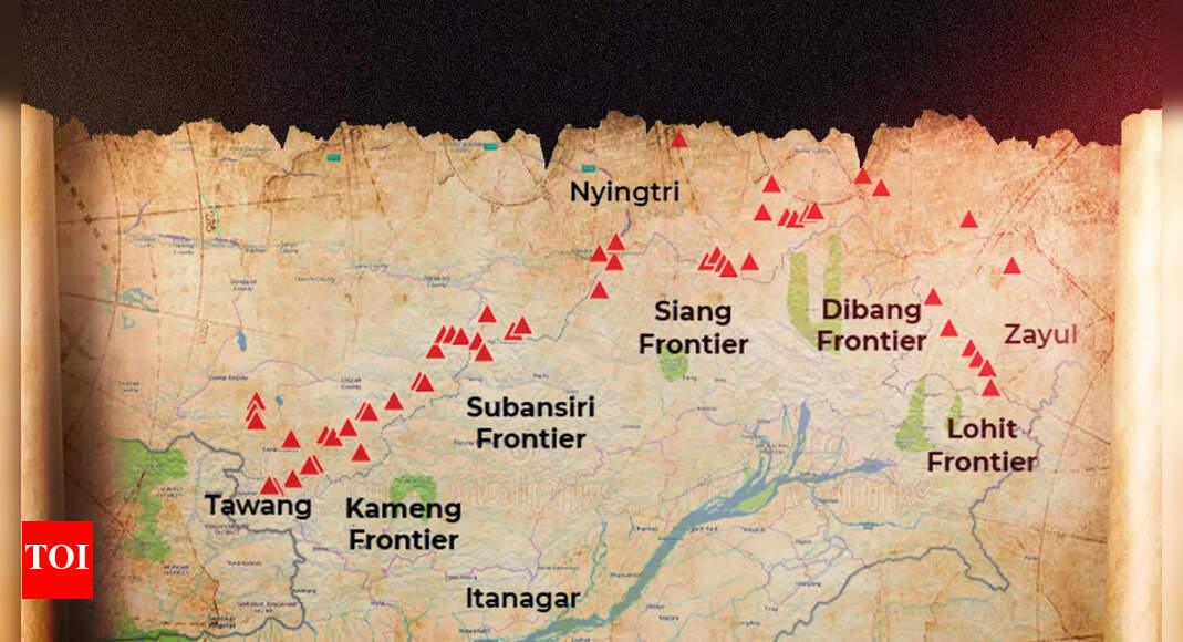 Explained in 6 maps: The India-China border row in Northeast - Times of ...