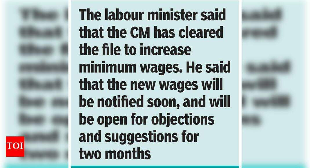 Govt decides to up minimum wages for unskilled workers | Goa News ...