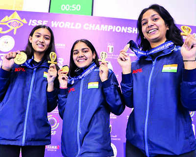 Ramita (18), Tilottama (14) Take Jr Air Rifle Gold & Bronze | Pune News ...
