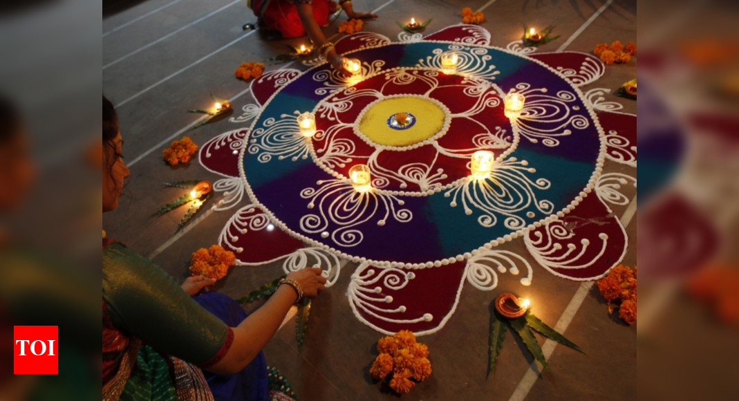 Diwali Rangoli | Diwali 2022: Rangoli designs and why you must make one ...