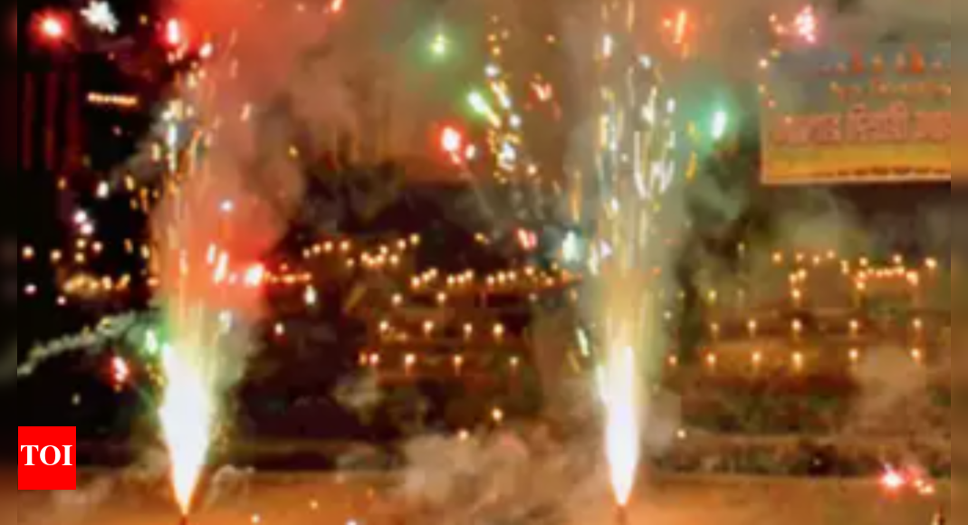 Traders mock green crackers, sell stock with fake QR codes | Vijayawada ...