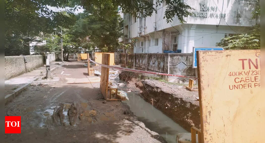 Only 10 out of 56 road cuts in Chennai fixed | Chennai News - Times of ...