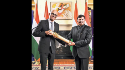 Nadella: Hyderabad-born Satya Nadella gets Padma Bhushan in US ...