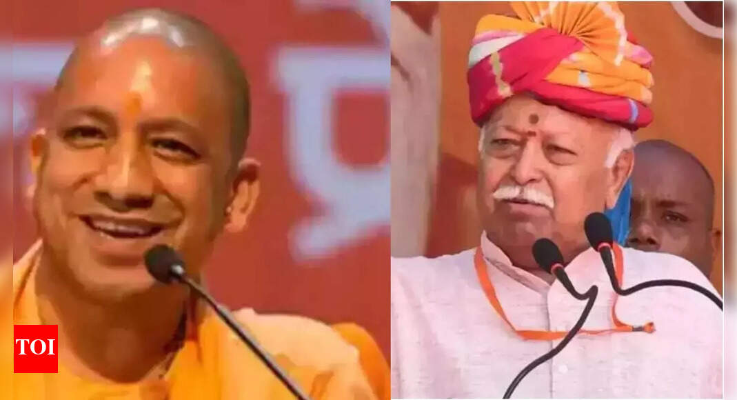 Uttar Pradesh CM Yogi Adityanath meets RSS chief Mohan Bhagwat ...