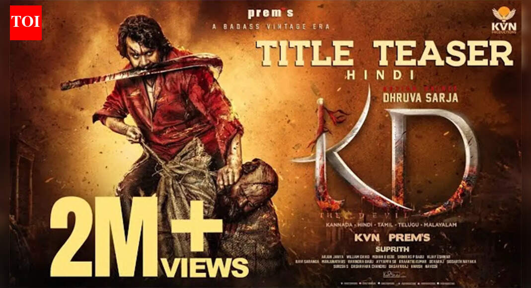 hindi: KD - The Devil - Official Hindi Teaser