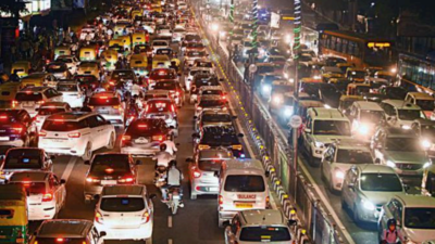 In a tight spot in Delhi: Diwali rush reduces traffic to a crawl ...