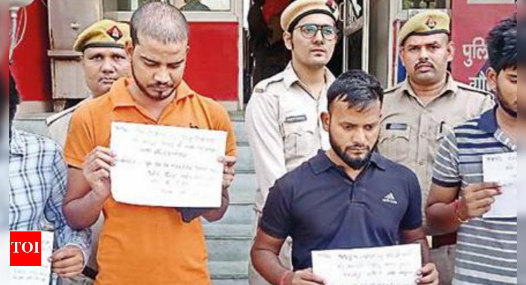 Noida: 2 record couple in hotel room in extortion attempt, arrested ...