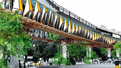 Bengaluru: Walkway mooted below elevated Metro line on ORR | Bengaluru ...
