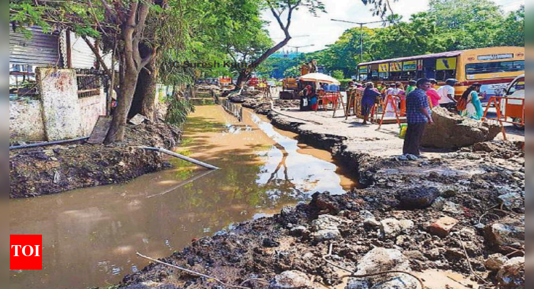 Chennai: First spell of rain sees drains turn into rivers | Chennai ...