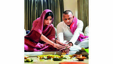 Saifai: Msy’s ‘shanti Yagya’ Held In Saifai; Akhilesh Leads Rituals ...
