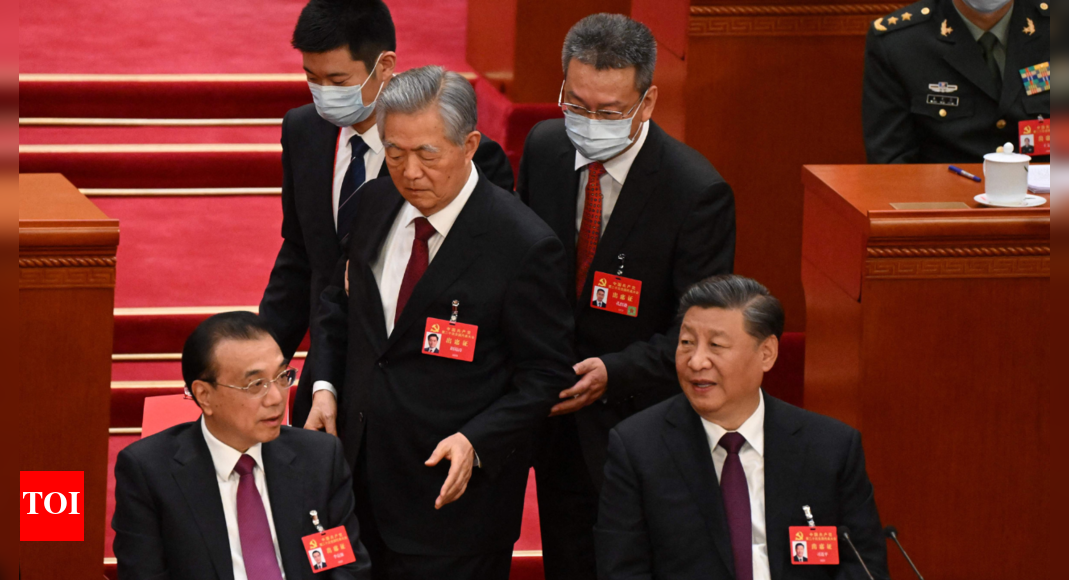 China ex-leader Hu 'not feeling well' when left Congress: State media ...