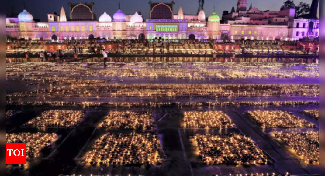 Deepotsav: Ayodhya sets record by lighting up over 15L diyas, feat ...