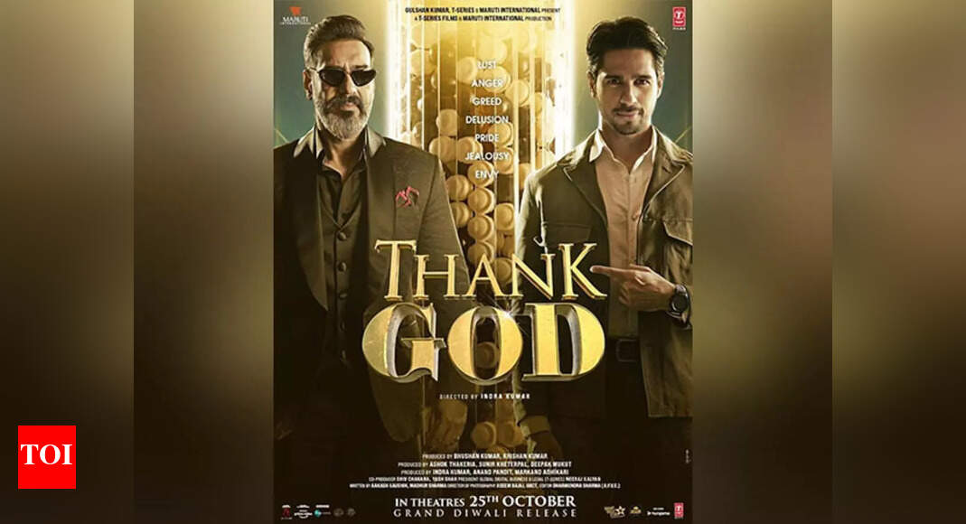 Sidharth Malhotra and Ajay Devgn's 'Thank God' title track out now | Hindi Movie News - Times of ...