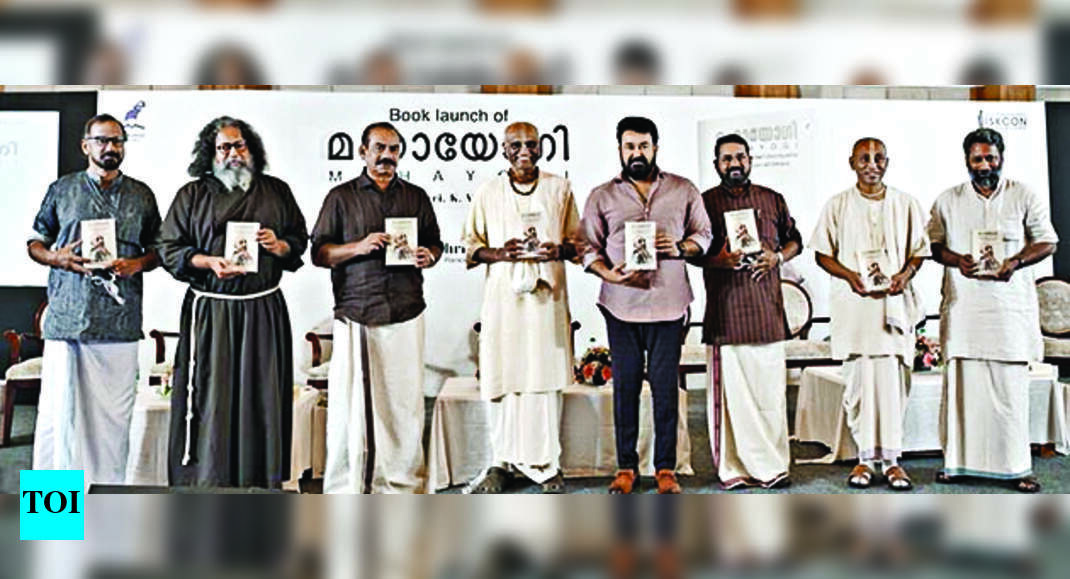 Mahayogi: Mohanlal Unveils Book On Iskcon Founder | Kochi News - Times ...