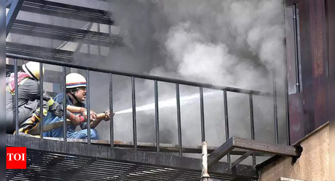 Firemen Spend Night Dousing Flames | Ludhiana News - The Times of India