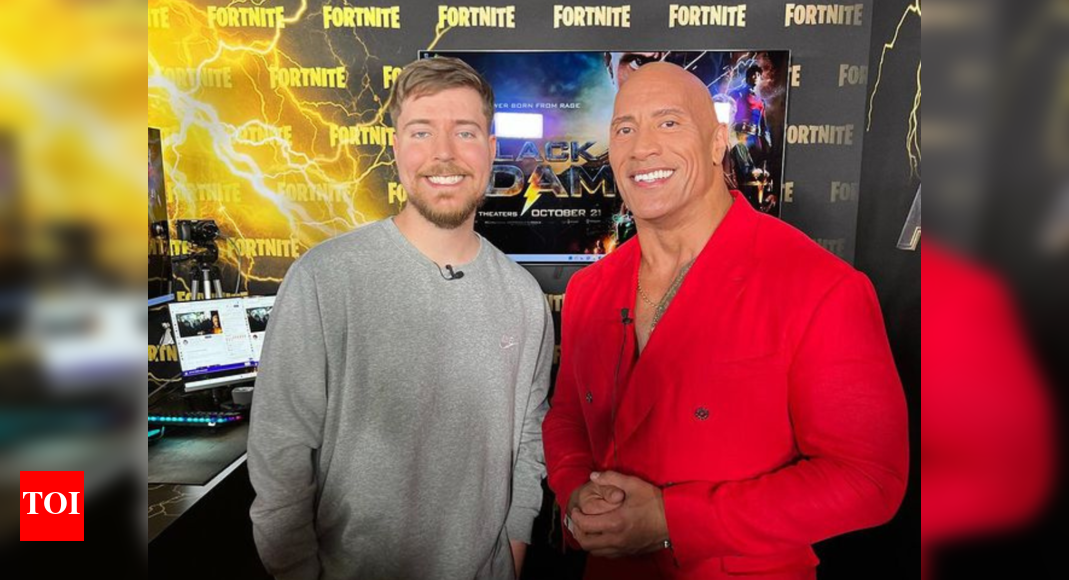 Dwayne Johnson & Mr. Beast play Rock-Paper-Scissor for a noble cause ...