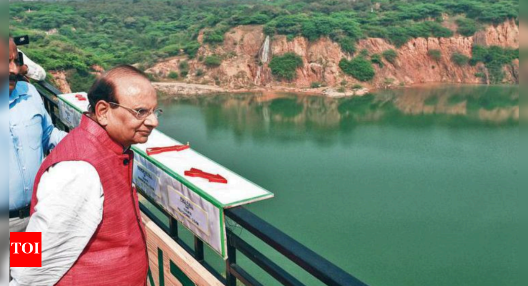 Delhi: Four waterfalls at Neeli Jheel ready as eco-tourism hub at Asola ...