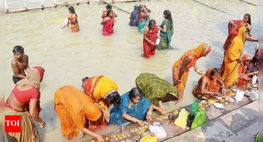 4-day Chhath fest to begin with 'nahay-khay' today | Patna News - Times ...