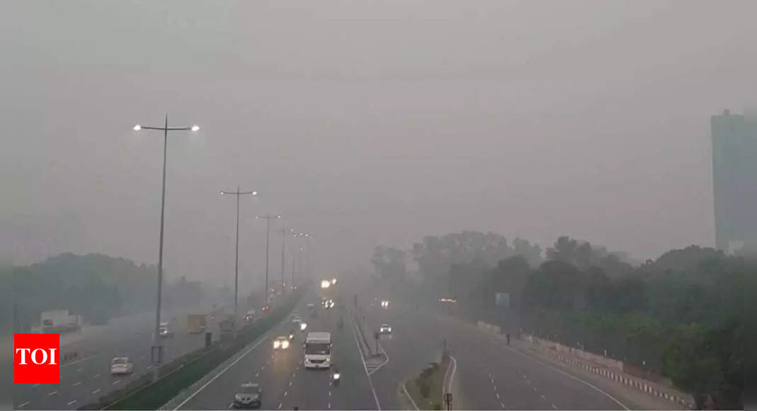 City Winds Down To Hazy Shades Of Winter | Gurgaon News - Times of India