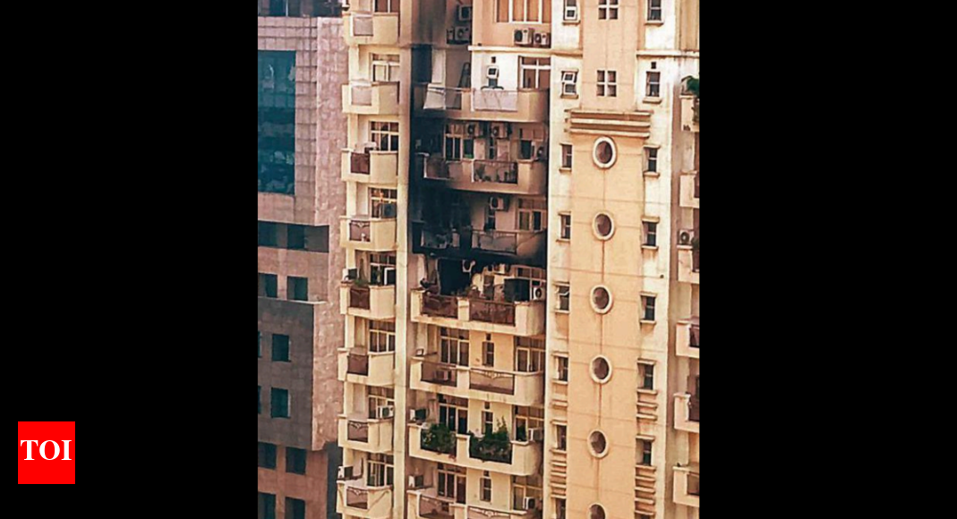 Woman (85) Chokes To Death As Ninth-floor Flat Catches Fire | Gurgaon ...